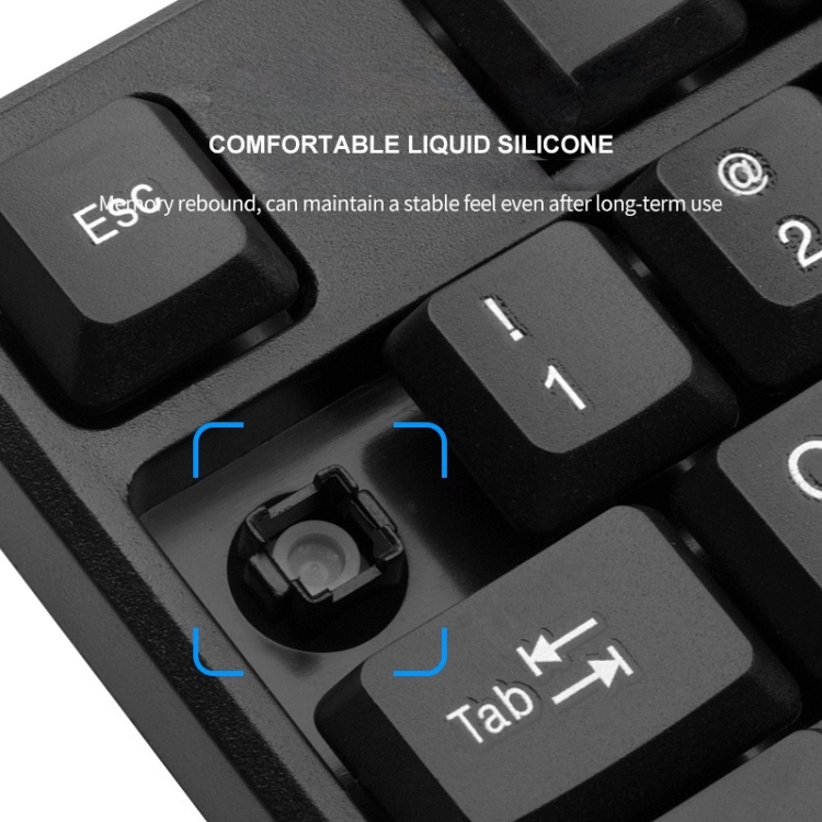 K-Snake KM007 Wired Keyboard And Mouse Set Desktop Computer Keyboard ...