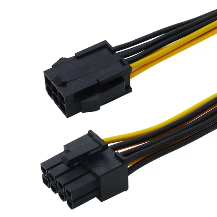 20cm CPU 6 Pin To 8 Pin Graphics Card Computer Motherboard Power Cable