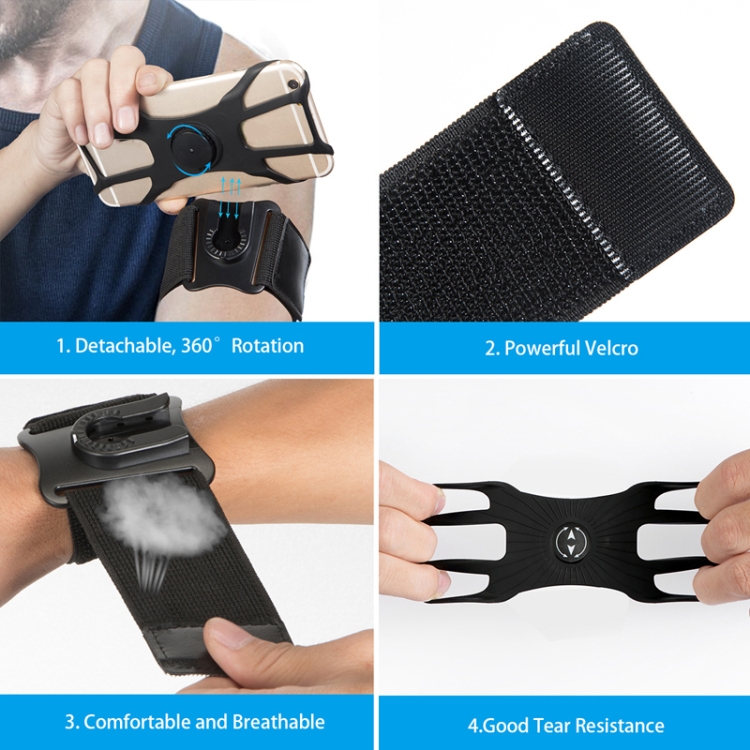 2 In 1 Four Paws Removable Swivel Arm Wrist Strap For 4.5-6.5 Inch ...
