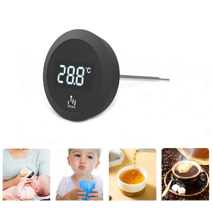 LCD Wireless Waterproof Thermometer with Long Probe for Coffee Brewing ...