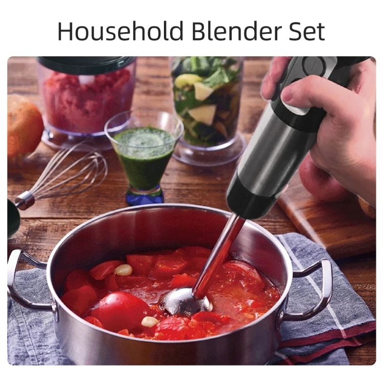 6-in-1 600W Multifunctional Electric Blender Stainless Steel Food ...