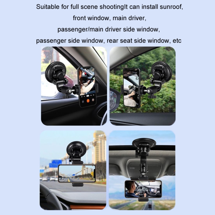 Car Suction Cup Mobile Phone Navigation Live Broadcast Shooting Bracket ...