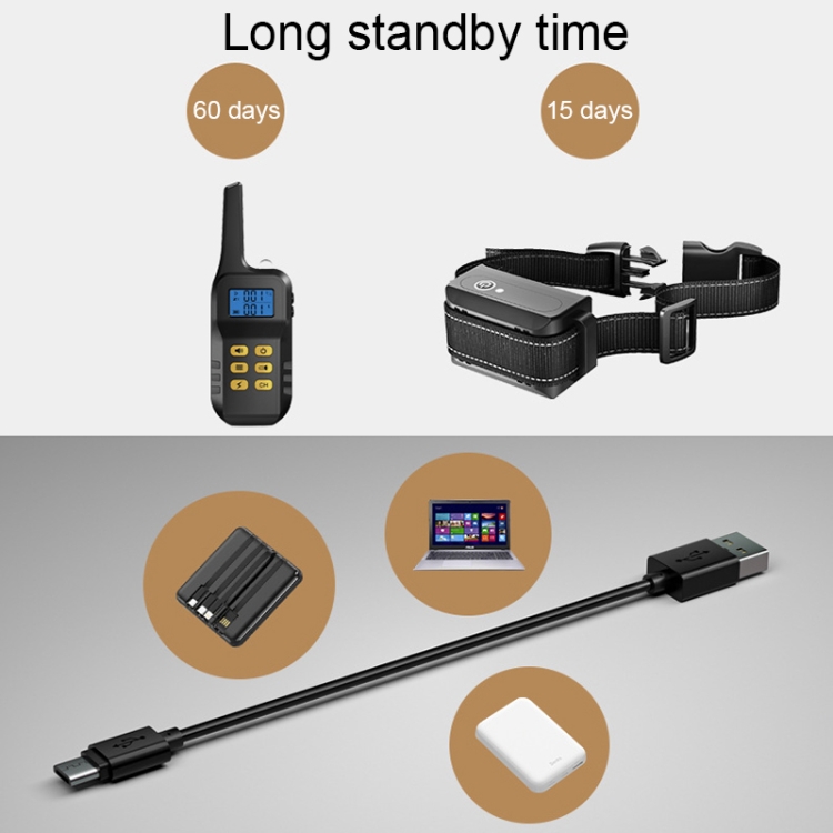 Pet Smart Electric Shock Training Waterproof Collar Dog Training Device ...