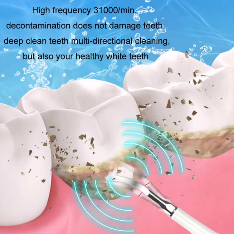 6 In 1 Electric Dental Scaler Calculus Removal Teeth Cleaning Set ...