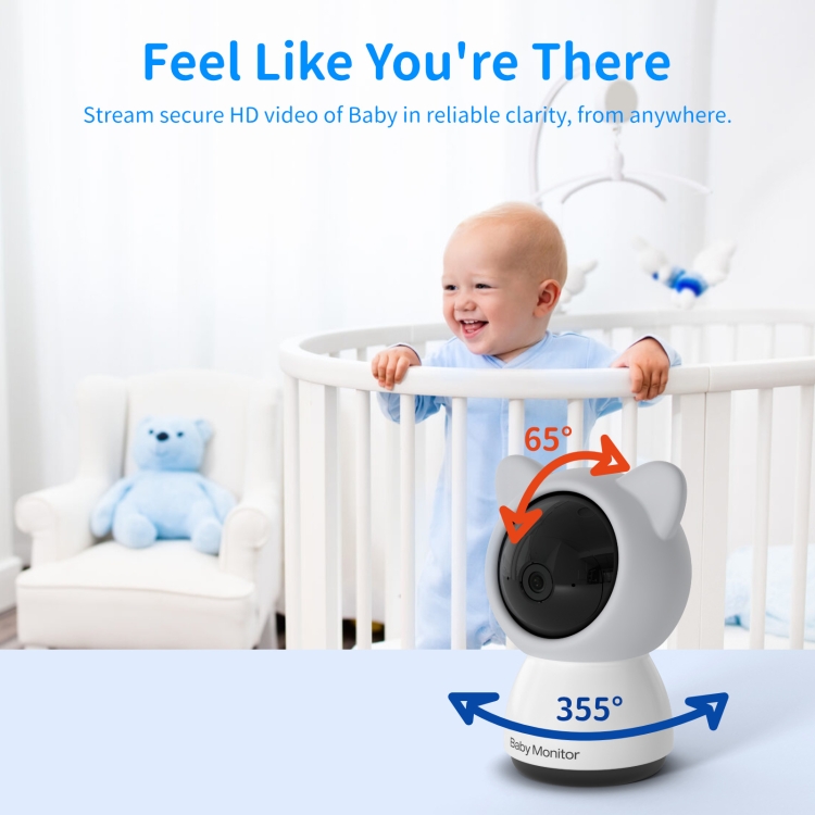 5 Inch HD Baby Monitor Wireless Wifi Baby Care Camera AU Plug