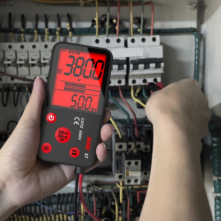 BSIDE ADMS7 Smart Thin Digital Multimeter Counts DC AC Voltmeter, Model ...