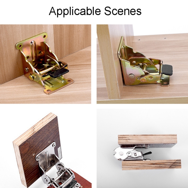 Collapsible Hinge Furniture Table Splicing Hardware With 10 Screws ...
