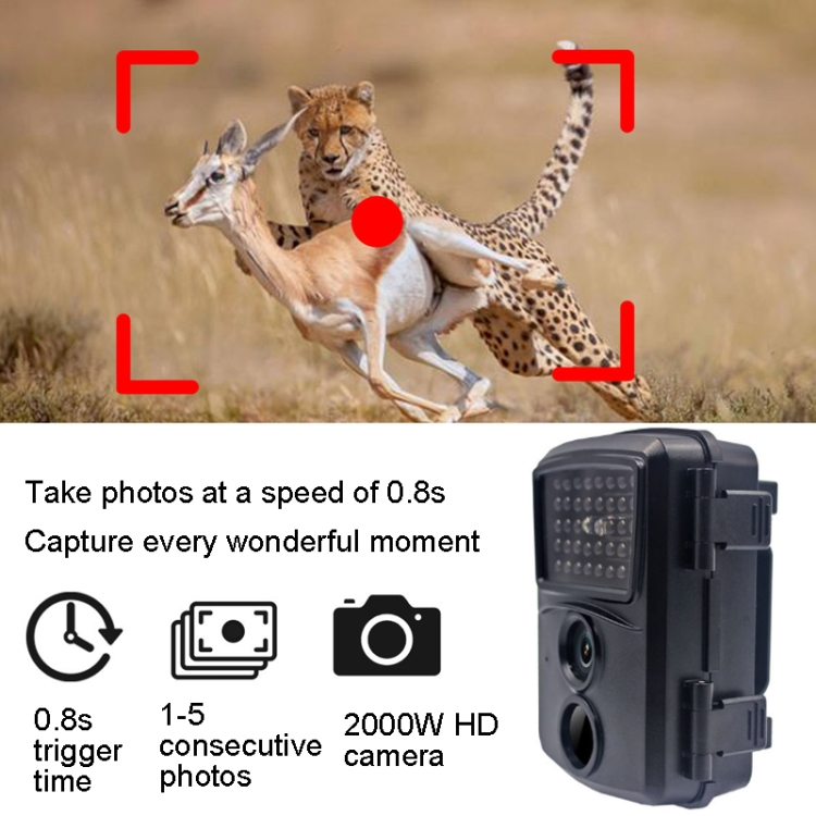 PR600B 20MP 1080P HD Infrared Camera Outdoor Hunting Camera 38 Infrared ...