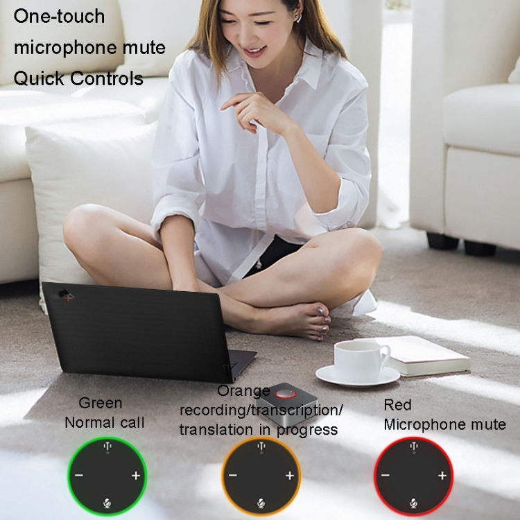 Lenovo Thinkplus MCP01 Intelligent Video Conference Omnidirectional ...