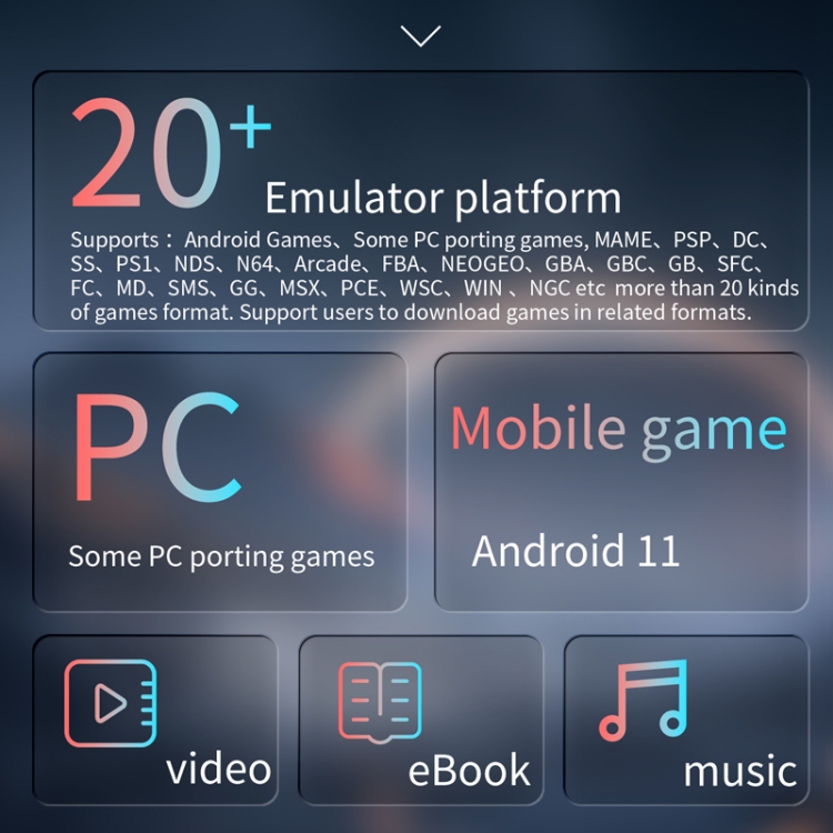 ANBERNIC RG ARC-D Handheld Game Console 4-Inch IPS Screen Linux ...