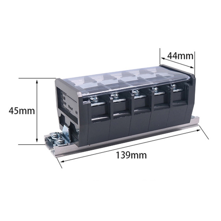 CHINT TD-605 Terminal Block Rail Type Wiring Block Paralleling Wires ...