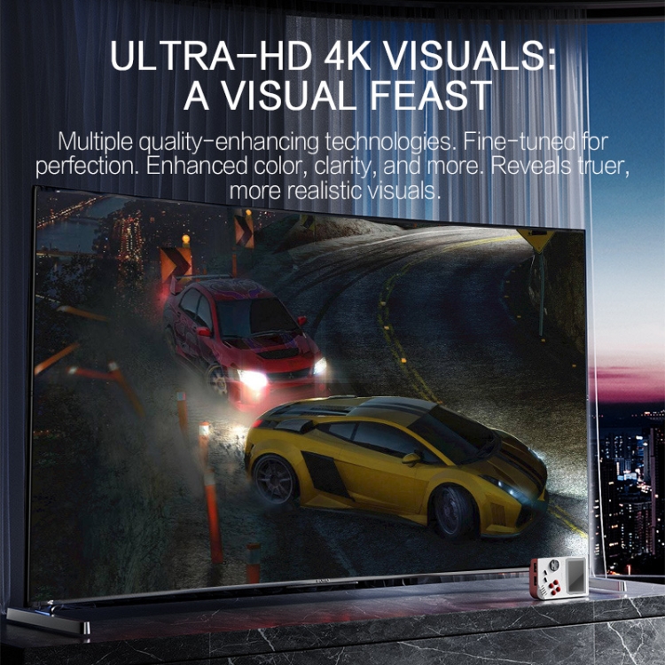 K8 Video Game Console 3D 4K HD Output Open Source System 2.4G Retro Handheld Console 128G 30000 ...