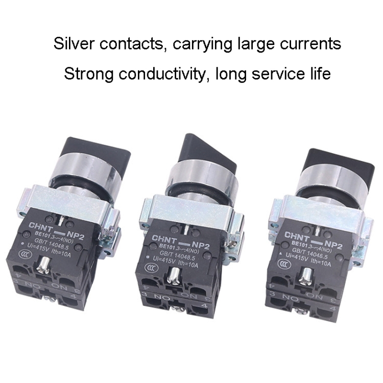 CHINT NP2-BD33 3 เกียร์ Self-locking 2NO Power Transfer Switch สั้น ...