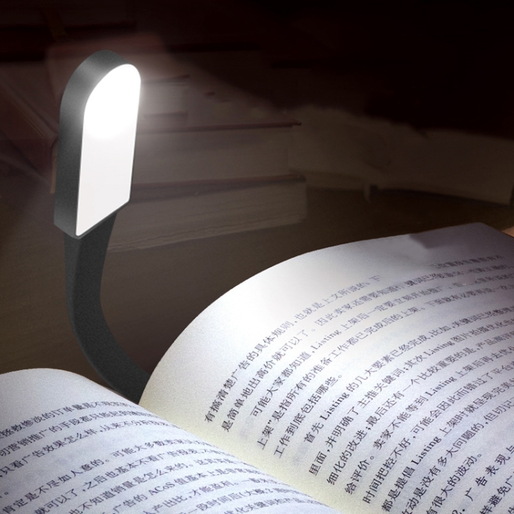 Usb 충전 무단 조광 Led 클립 라이트 기숙사 침대 옆 자기 독서 램프 검은색