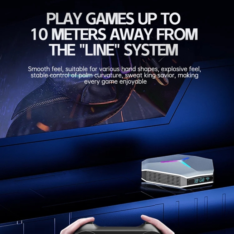 X10 5g Wifi 4k 8k 게임 콘솔 듀얼 시스템 클라우드 컴퓨터 게임 상자 Eu 플러그 사양 더블 핸들 128g