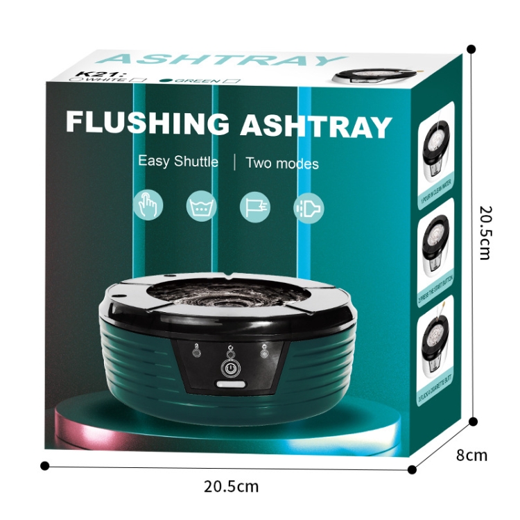 Inductive Automatic Flushing Ashtray Purifies The Air and Removes ...