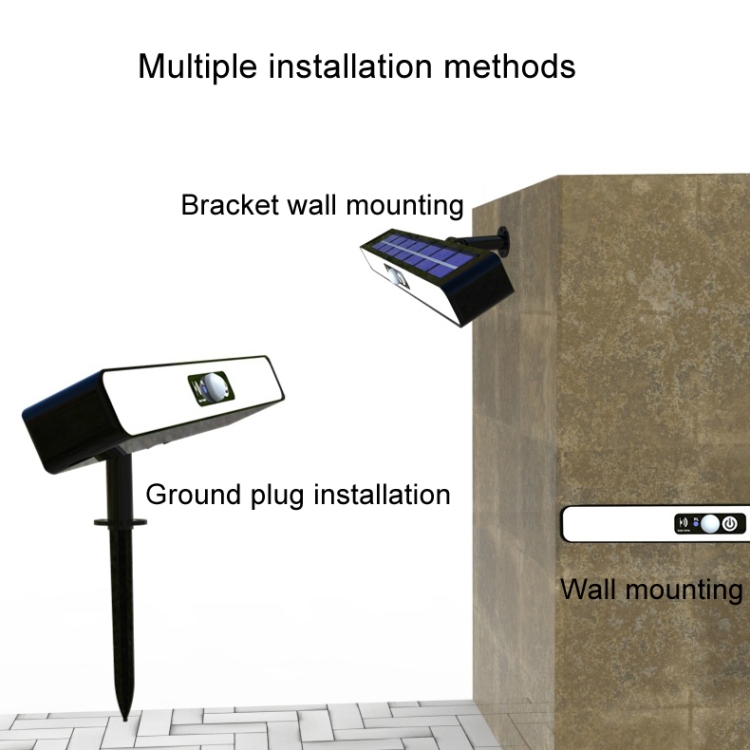 태양 버스트 빨간색 파란색 로드 블록 램프 건설 신호 조명 정원 장식 안뜰 벽 램프 색상 흰색 쉘 따뜻한 빛