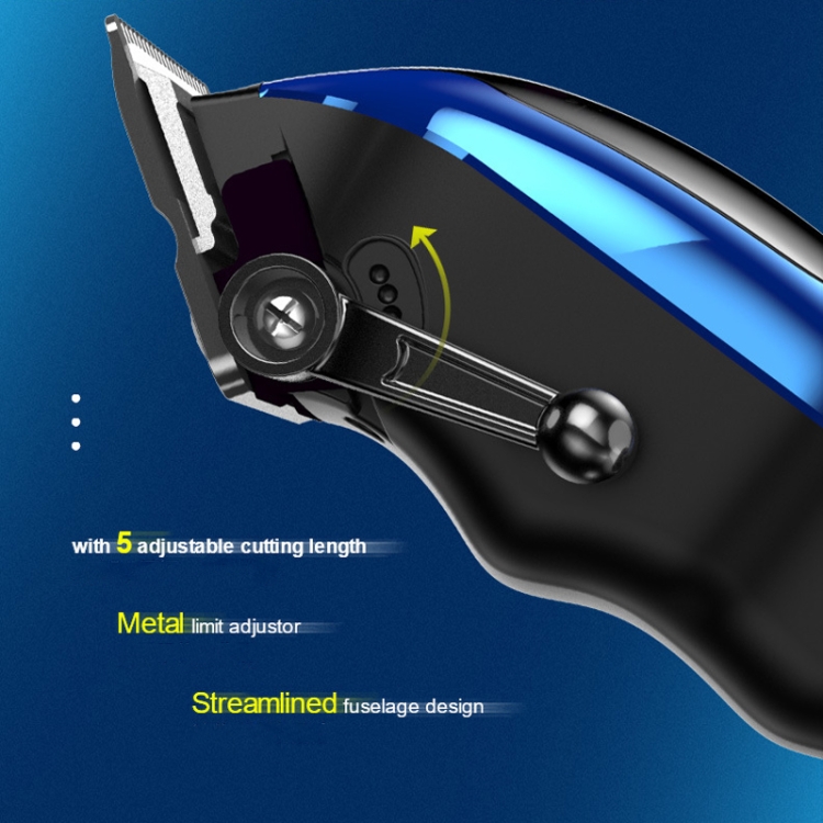 Wmark Ng 9003 전기 머리 깎기 오일 헤드 전기 푸시 클리퍼 충전식 이발 가위 Eu 플러그녹색