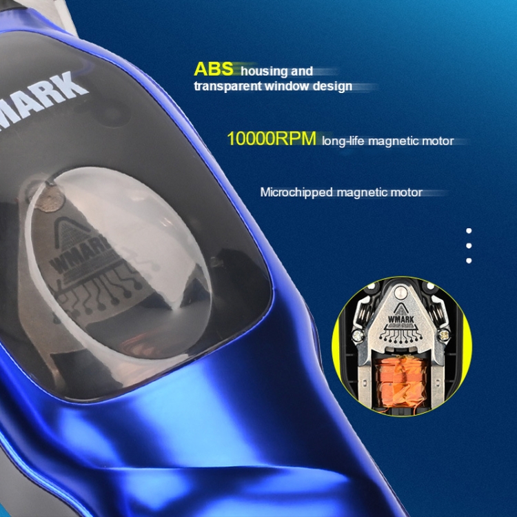 Wmark Ng 9003 전기 머리 깎기 오일 헤드 전기 푸시 클리퍼 충전식 이발 가위 Eu 플러그녹색