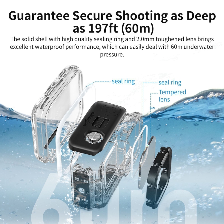 For Insta360 Ace Pro aMagisn Horizontal and Vertical Shooting Dive ...