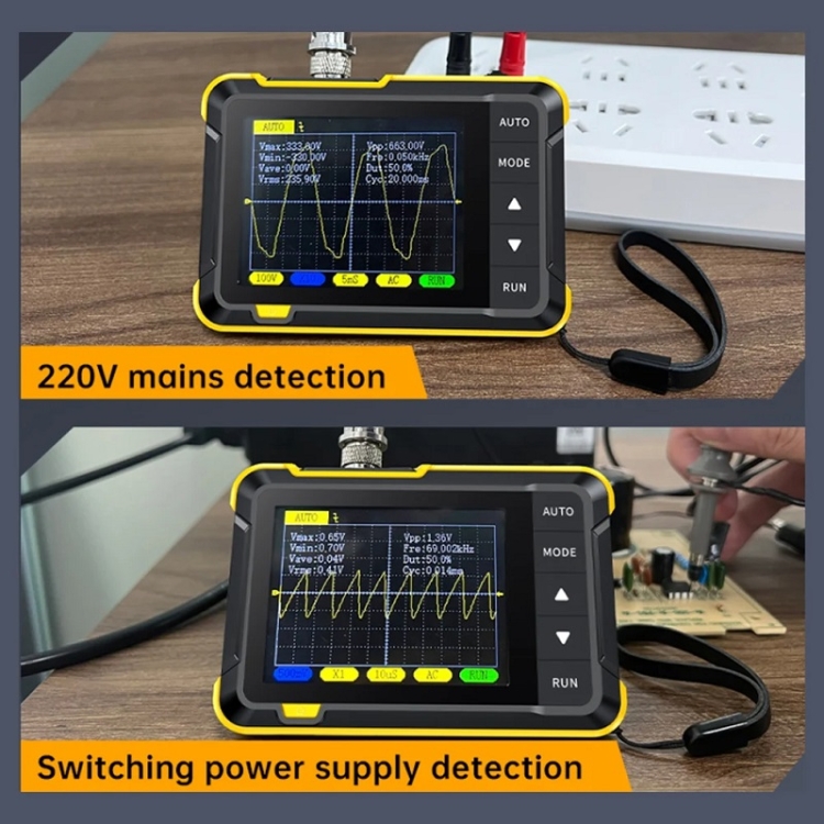 FNIRSI Handheld Small Digital Oscilloscope For Maintenance ...