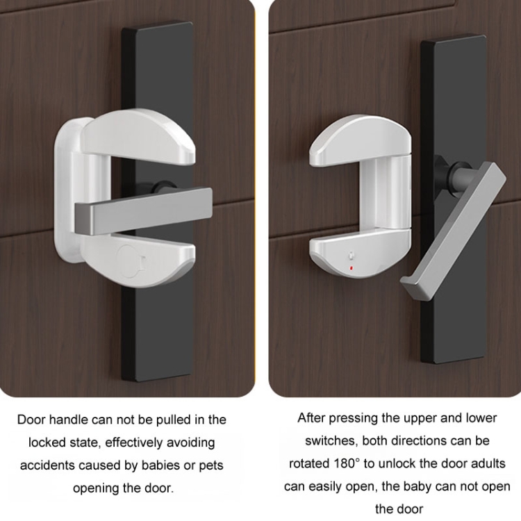 Living Alone Anti Burglary Door Stopper No Hole Child Safety Lock With ...