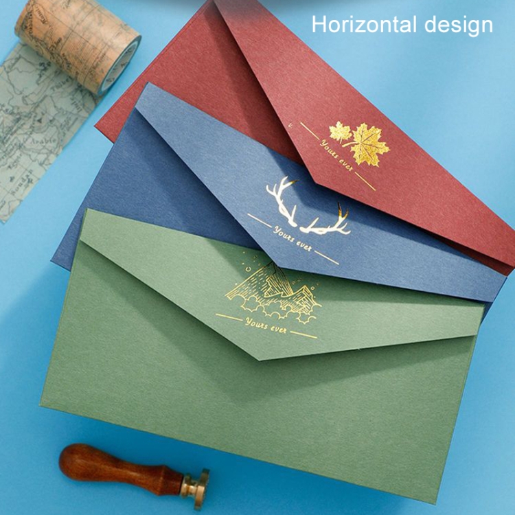 26 개대 빈티지 포일 스탬핑 간단한 인사말 카드 초대장 로맨틱 봉투 5 밝은 색상 20 노란색 빈 편지 용지 투명 스티커