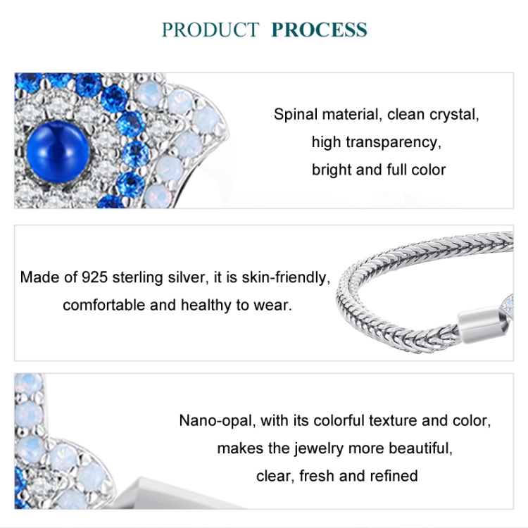 S925 Sterling Silver Guardian Goddess of Fatima DIY Basic Chain, Size ...
