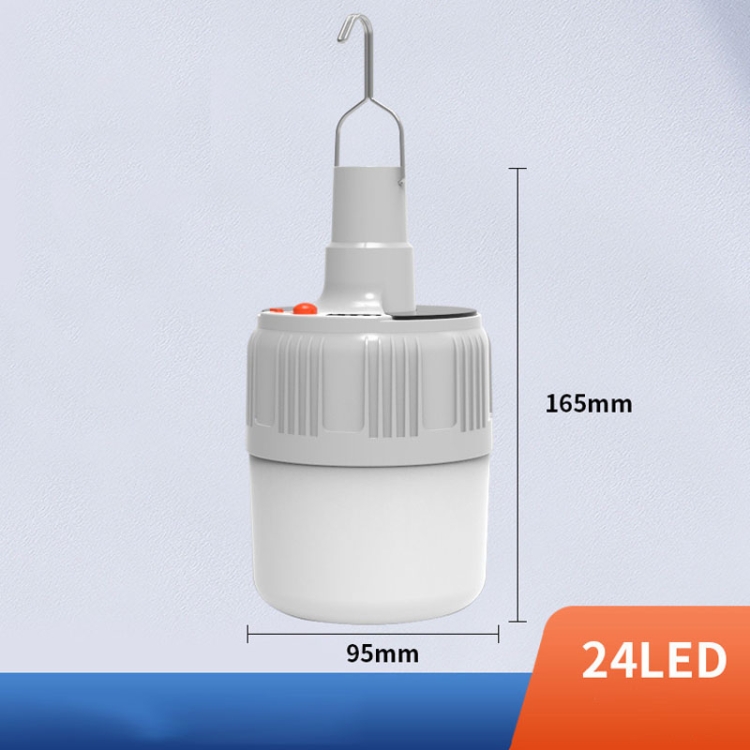 Rechargeable LED Solar Bulb Light Waterproof Night Market Stall Energy ...