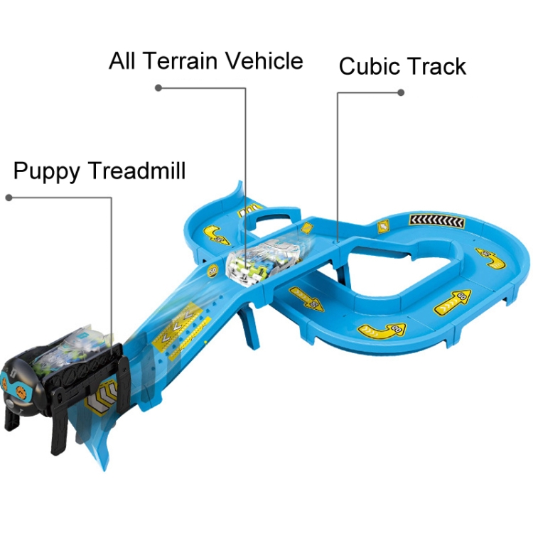 Automatic Walking Robot Dog Track Vehicle Children Puzzle Assembling ...