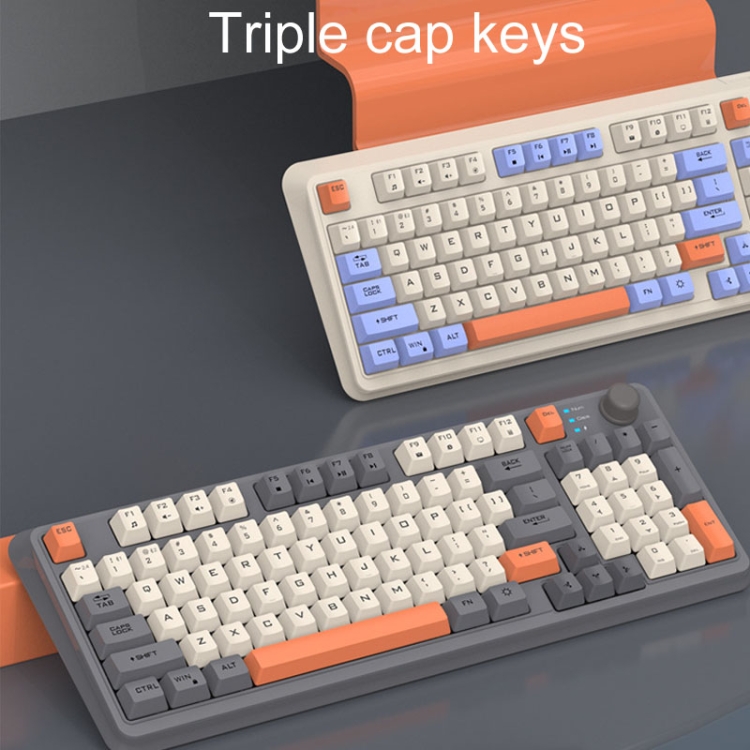 XUNSVFOX K94 Wireless Bluetooth Dual Mode Mechanical Keyboard Gaming ...