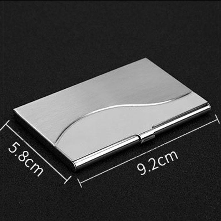 Minimalist Men Business Card Holder Portable Metal Name Card Case ...
