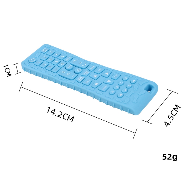 Baby Simulation Silicone Remote Control Can Press Tooth Glue Preventing ...