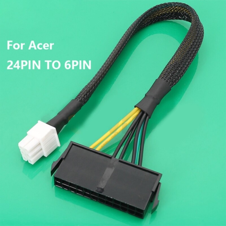 For Acer 24P To 6P ATX Power Supply Motherboard Conversion Cable, Model ...