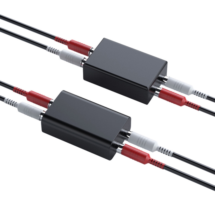 RCA Audio GROUND LOOP Isolator ป้องกันการรบกวนลดเสียงรบกวนกำจัด Current ...