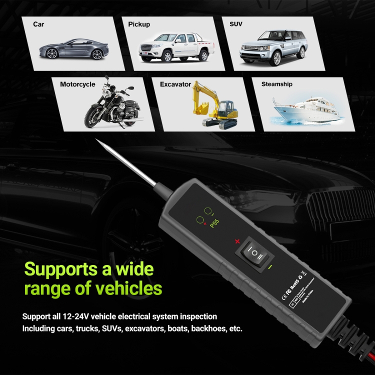 Automotive Electrical Circuit Tester System Short Circuit Tracking ...