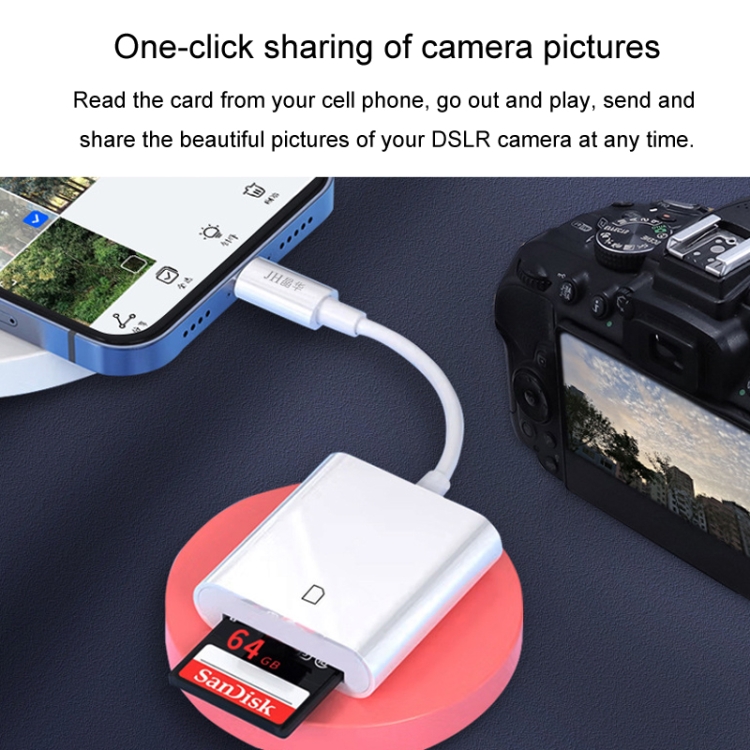 JINGHUA Mobile Phone Card Reader Converter Memory Card Reader, Model ...