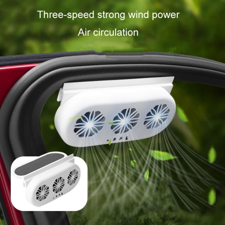 USB Plug-In Car Window Exhaust Fan Car Air Circulation Cooling ...