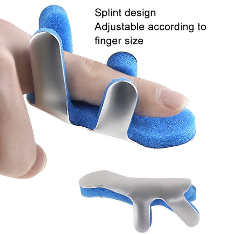Aluminum Alloy Finger Fracture Fixation Splint Sponge Lined Finger ...