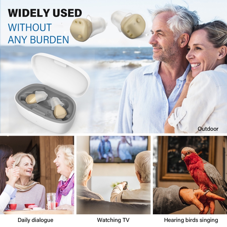 Z-68 In-ear TWS Invisible Hearing Aid Digital Sound Amplifier with ...