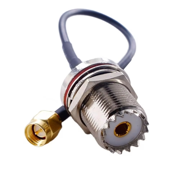 10cm SMA Male To SO239 UHF Female Coaxial RF Cable RG174 Coaxial Connector
