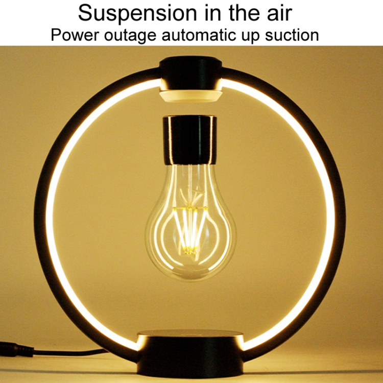Magnetic Levitation Light Bulb Table Lamp Desktop Ambient Luminous ...