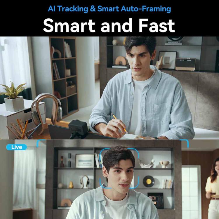 HOLLYLAND Lyra UHD 4K Webcam Live Streaming Camera 1/1.5-Inch COMS, PDAF, AI Tuning & Smart Auto ...
