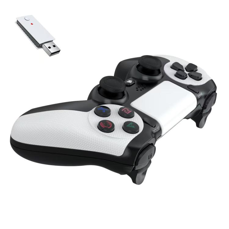 2.4G Dual Motor Dual Vibration 6-Axis Wireless Gamepad For PS4 / PS5 ...