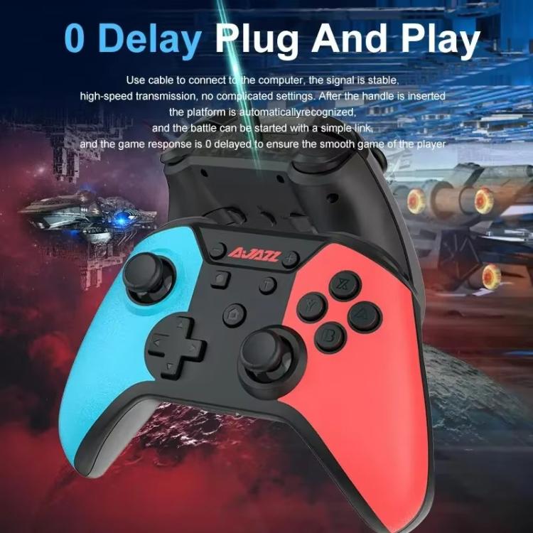 Ajazz AG180 Wireless Bluetooth + Wired Dual Mode Gamepad For Switch ...