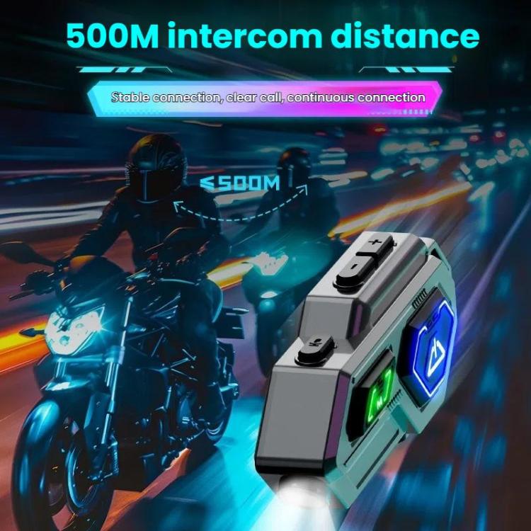 C8Pro IPX7 Waterproof Two-Person Intercom Helmet Bluetooth Headset With ...