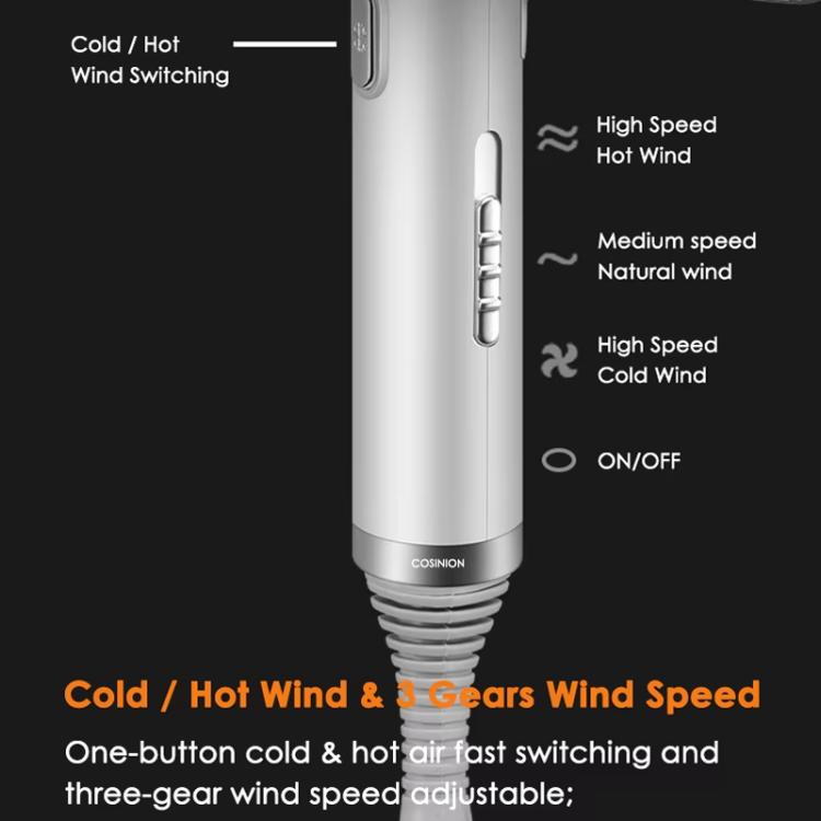 T-Shaped Hair Dryer with Smart Inverter Technology High-Power Blow ...