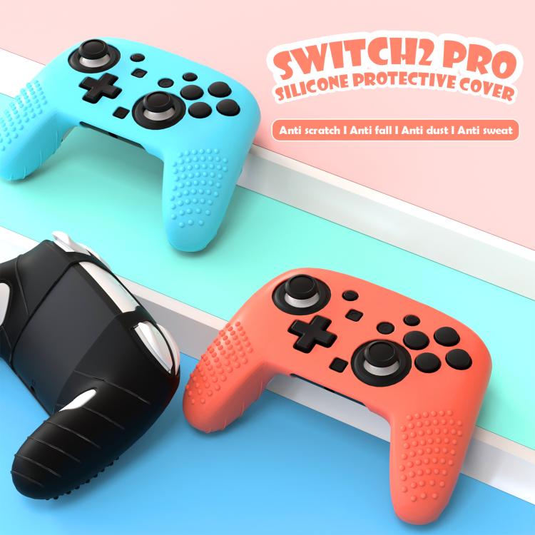 For Switch 2 Pro Controller Soft-Touch Silicone Case with Skin-Friendly ...
