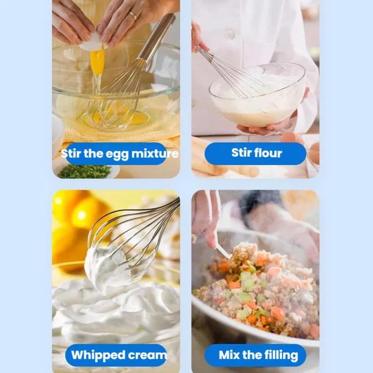 2pcs /Set 304 Stainless Steel Whisk Attachment For Donlim, Hauswirt ...