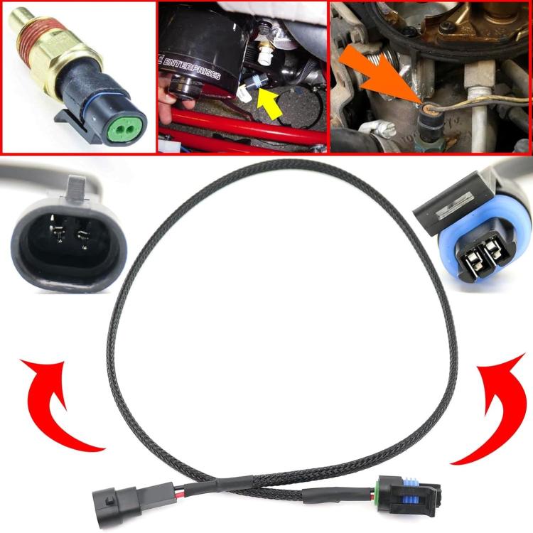 24 Inch Coolant Temperature Sensor Extension Harness Compatible with ...